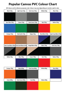 PVC COLOURS - Popular Canvas